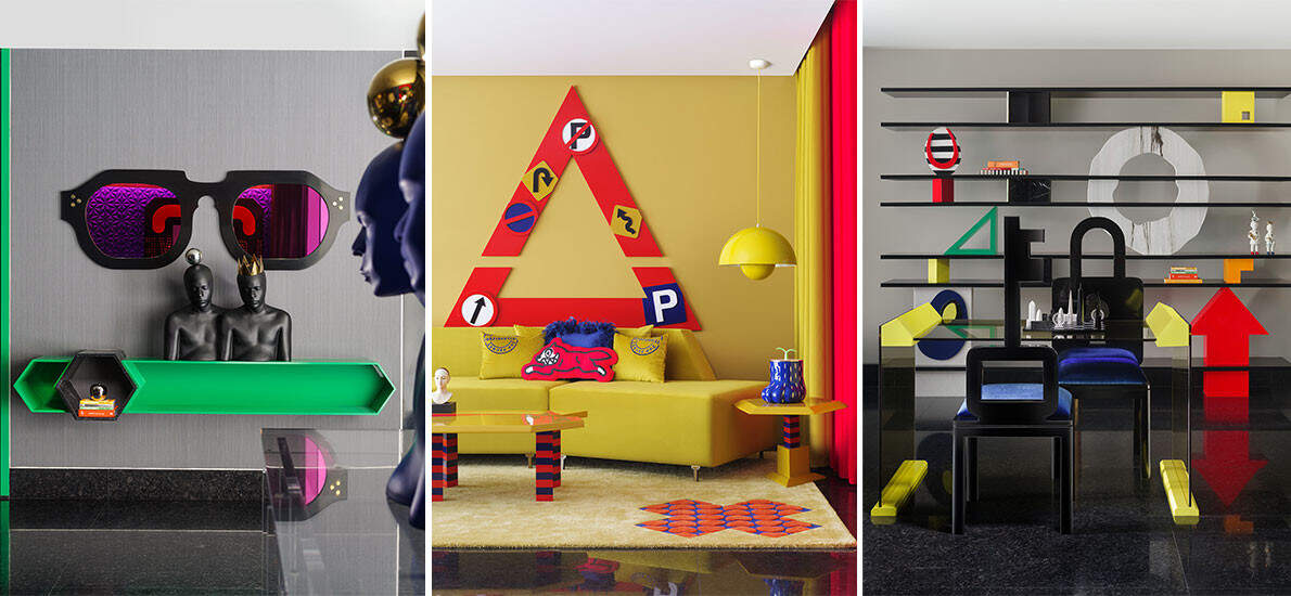 Sanjyt Syngh’s design studio flaunts a bold and whimsical design ...