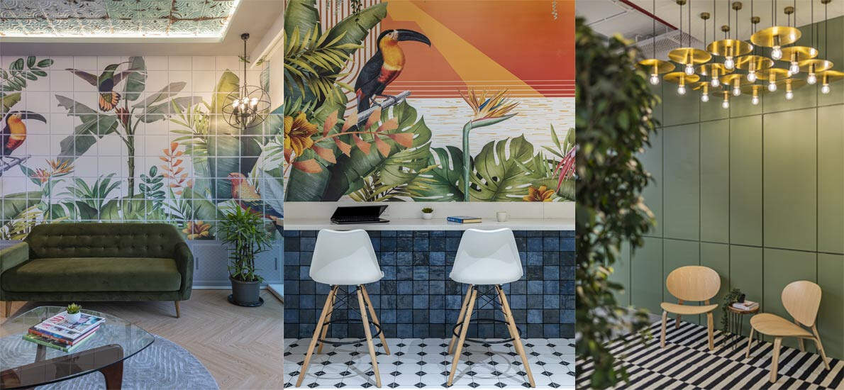 The Neo Office, a nature-inspired workspace designed by Mansi Tarneja ...