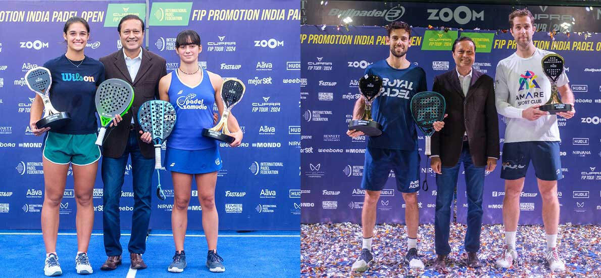 Spanish Padel Stars Dominate India’s First FIP Promotion India Padel ...
