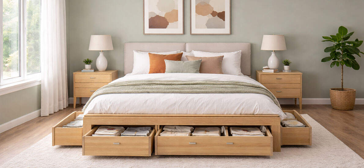 12 Stylish Bed Designs That Combine Space, Storage and Smart Living ...