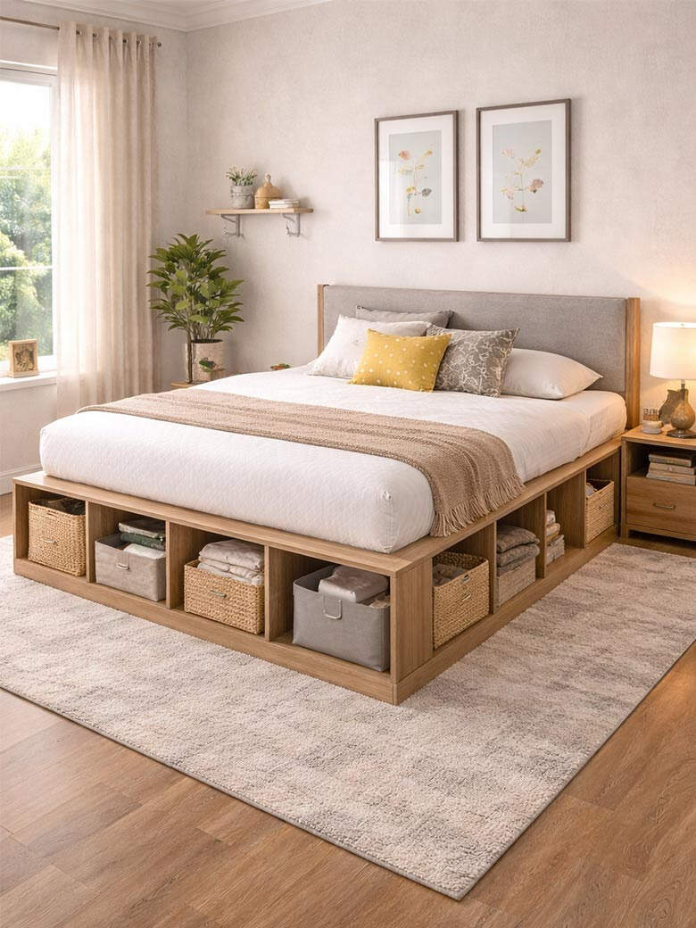 12 Stylish Bed Designs That Combine Space, Storage and Smart Living ...